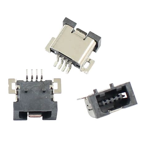Mini Usb Pin Female Smt Pcb Socket Connector Alibaba Com