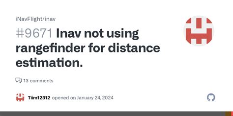 Inav Not Using Rangefinder For Distance Estimation · Issue 9671