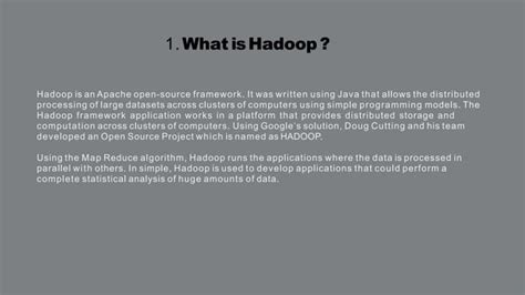 Hadoop Architecture Tutorial Ppt
