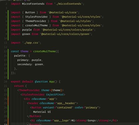 Micro Frontend Theme Problem Issue Mui Material Ui Github