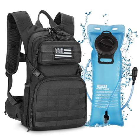 Tactical Hydration Backpack 3l Lightweight Water Pack For Outdoors