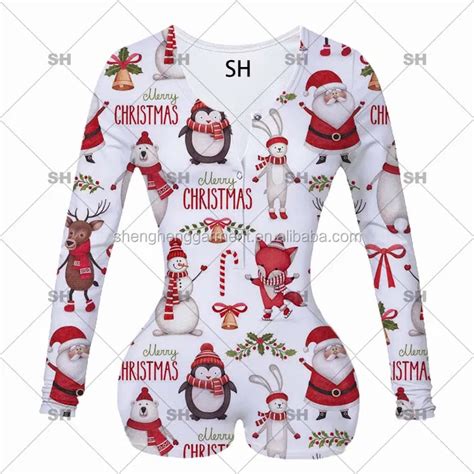 Wholesale Custom Butt Flap Onesie Long Sleeve Sexy Rompers Adult Onesie