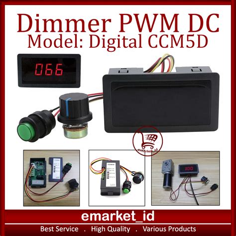 Digital Dimmer PWM DC CCM D Motor Speed Controller LED V V V Big Display Lazada Indonesia