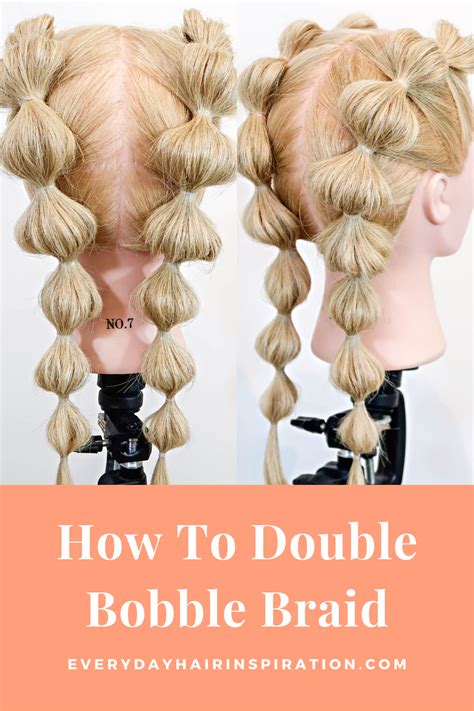 Double Bubble Braid For Complete Beginners Summer Hairstyles Braids For Short Hair Perfect
