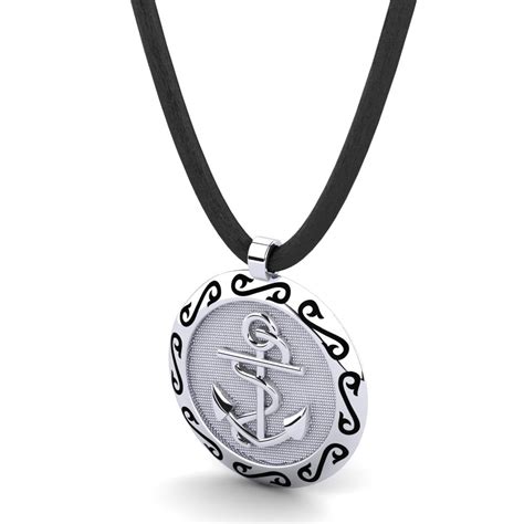 Acquista Ciondolo Da Uomo Keylor In Oro Bianco 585 Glamirait