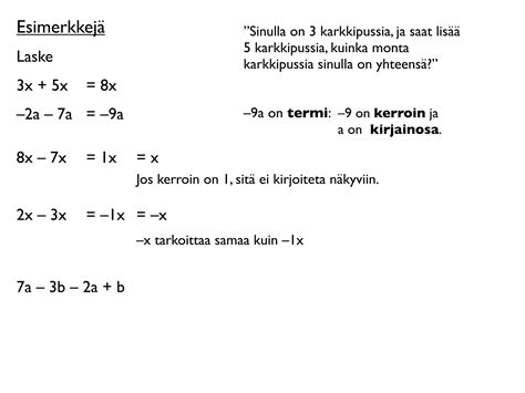 Plus Ja Miinus Ppt