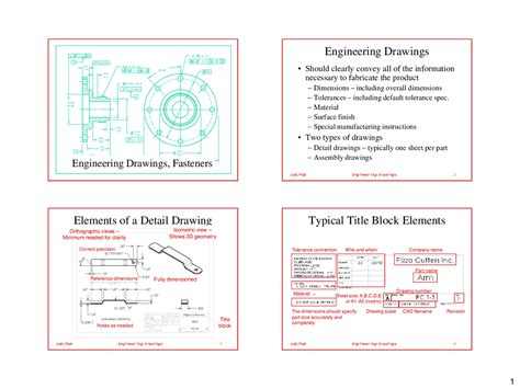 Engineering Drawings Lecture Slides Mcen 1025 Docsity