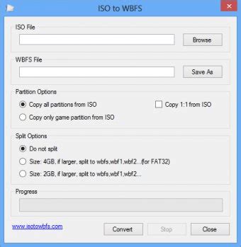 ISO To WBFS 1 0 Download Free Isotowbfs Exe