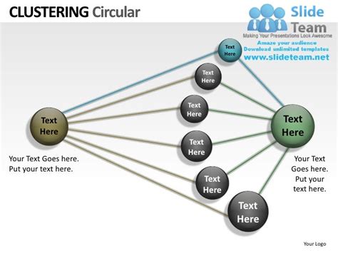 Clustering Circular Powerpoint Presentation Slides Ppt Templates