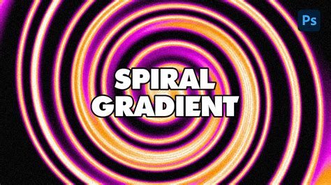 How To Create Spiral Gradients In Photoshop Youtube