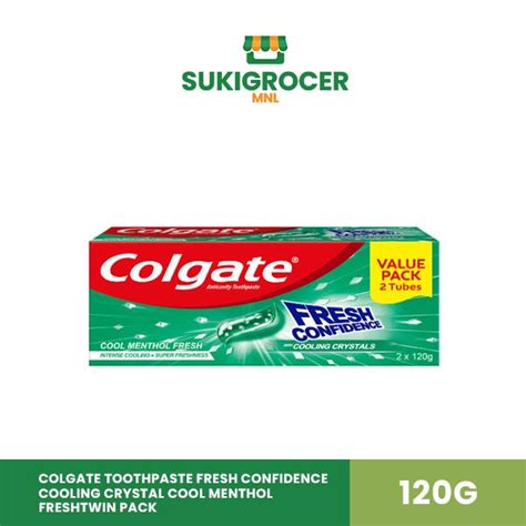 Colgate Toothpaste Fresh Confidence Cooling Crystal Cool Menthol Twin