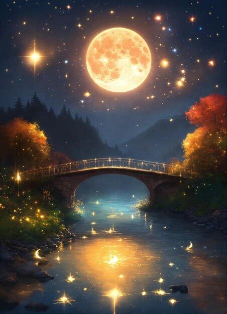 An Image Showing A Cutes Star Moon And Sun Uniting Their Lights To