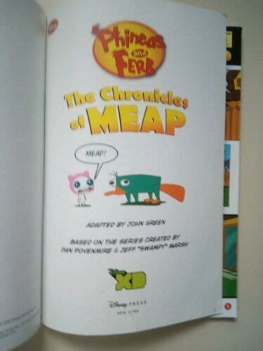 Phineas And Ferb Comic Reader Adapted By John Green 2010 Trade