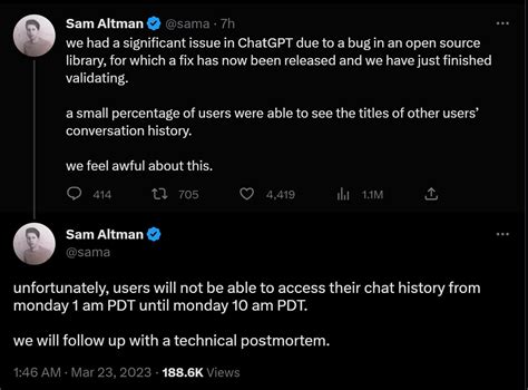 Chatgpt Bug Exposed Chat History To Other Users Here Is What Openai Said India Today
