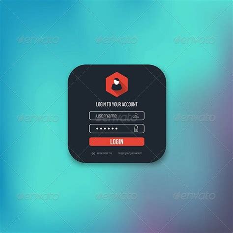 Flat Login Form Template Login Form Templates Trifold Brochure