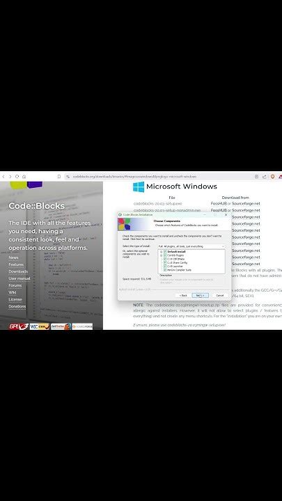 Download Codeblocks With Gcc Compiler Codeblocks Cprogramming Cpp