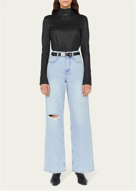 Frame Le High N Tight Wide Leg Jeans Bergdorf Goodman