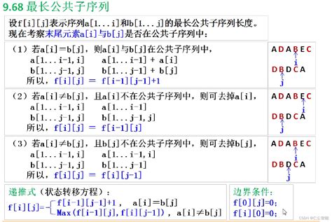 动态规划（算法竞赛）线性dp 最长公共子序列（蛇形走位）与最长公共子串线性dpc最长公共子序列 Csdn博客