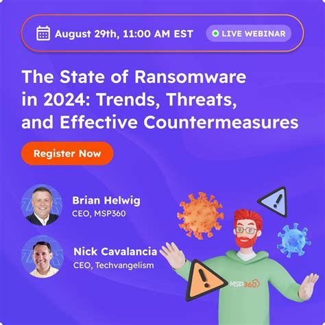 Join Msp360 Webinar On Ransomware In 2024 Msp360 Posted On The Topic Linkedin