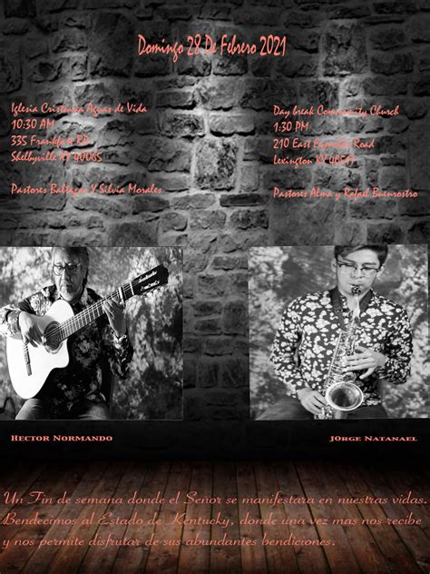 Hector Normando Nuevamente Este Fin De Semana Del 26 Al 28 De Febrero En El Estado De Kentucky