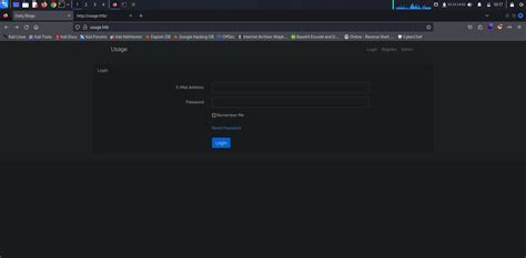 Hackthebox Usage Str4ngerx