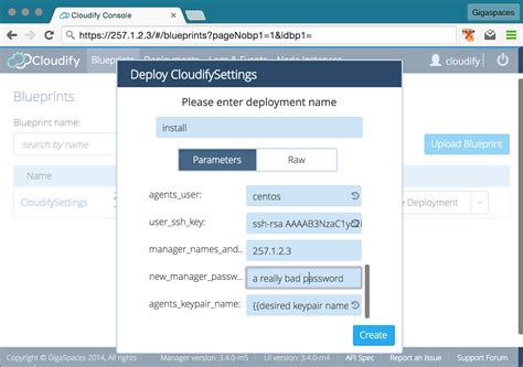 Installing Cloudify Manager