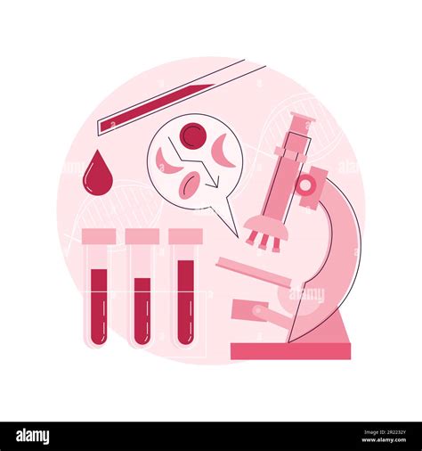 Anemia Screening Abstract Concept Vector Illustration Genetic Disorder Diagnosis Anemia Exam