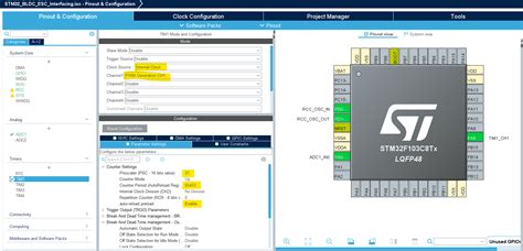 STM32 Brushless BLDC Motor Control STM32 ESC Interfacing