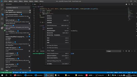 解决vscode连上wsl后右键没有转到定义等功能vscode 打开wsl中文件无法跳转 Csdn博客