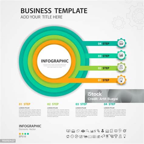 인포 그래픽 디자인 벡터 템플릿 타임 라인 프로세스 차트 프리 젠 테이 션 다이어그램 인포 그래픽 웹 페이지 배너 비즈니스 단계 옵션에 대 한 창조적 인 개념 4에 대한