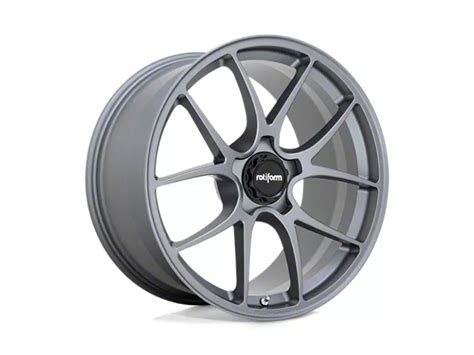 Rotiform Mustang Ltn Satin Titanium Wheel 20x9 5 35mm Offset