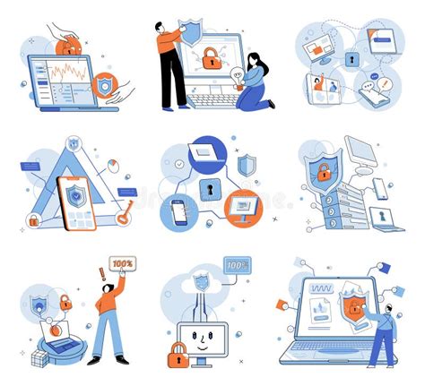 Database Security Software Plays Vital Role In Ensuring Security Databases Stock Vector