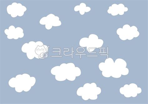 구름 구름일러스트 하늘 구름배경 백그라운드 사진 이미지 일러스트 캘리그라피 냐옹친구작가