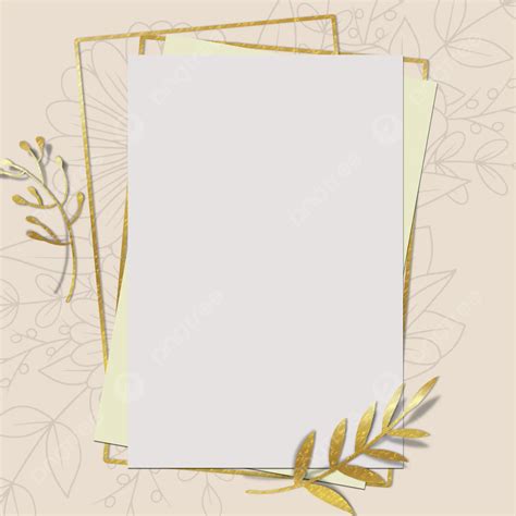 Luxury Background Without Paper Sheet Botanical Themes Social Media Post Event Background