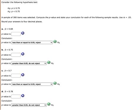 solved consider the following hypothesis test ho p 2 0 75 ha p 0 75