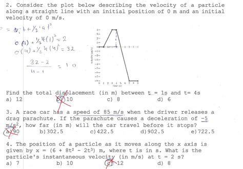 Solved Consider The Plot Below Describing The Velocity Of Chegg