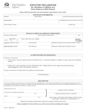 21 Printable Statutory Declaration Example Forms And Templates Fillable Samples In PDF Word