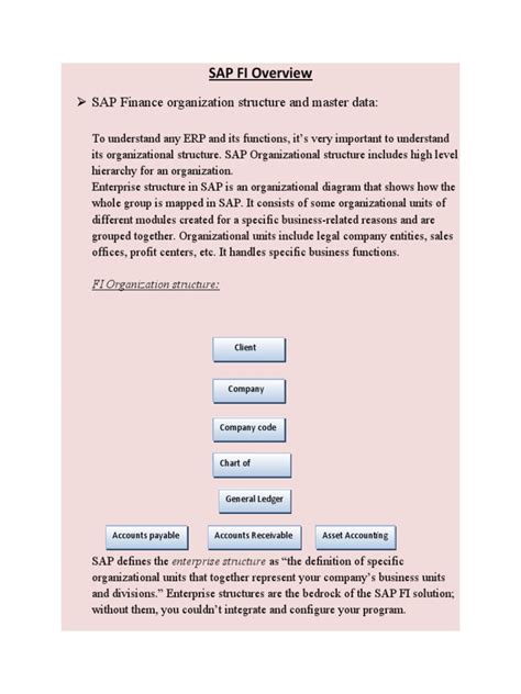 Sap Fico Overview Pdf Accounts Payable Depreciation