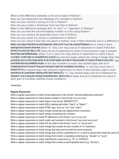 python questions pdf string computer science control flow