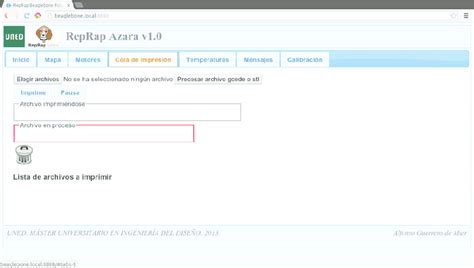 Web User Interface Print Queue Download Scientific Diagram