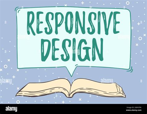 hand writing sign responsive design business concept web page creation that makes use of