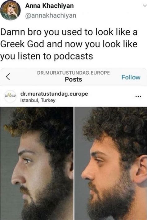 Anna Khachiyan Damn Bro You Used To Look Like A Greek God And Now You
