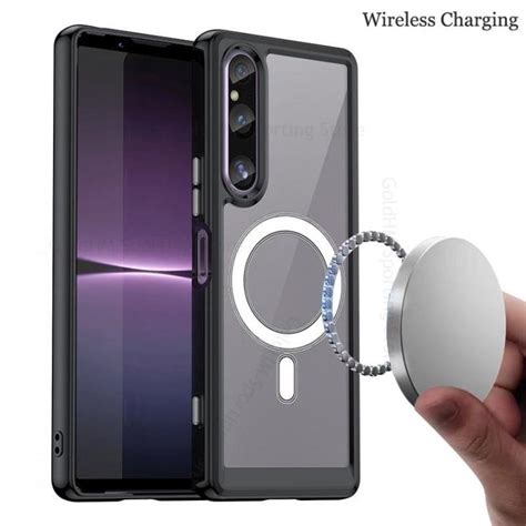 Capa For Sony Xperia V Acrylic Transparent For Magsafe Magnetic Case For Xperia V Xq Dq