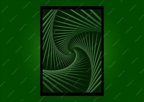 Una Imagen Verde Y Negra De Un Fondo Verde Con Un Marco Negro Y Líneas