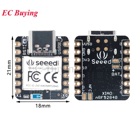 Seeed Xiao Ble Sense Módulo Nrf52840 Tinyml Arduino Tensflow Ponoshop