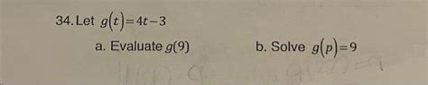 Solved Let G T T A Evaluate G B Solve G P Chegg Com