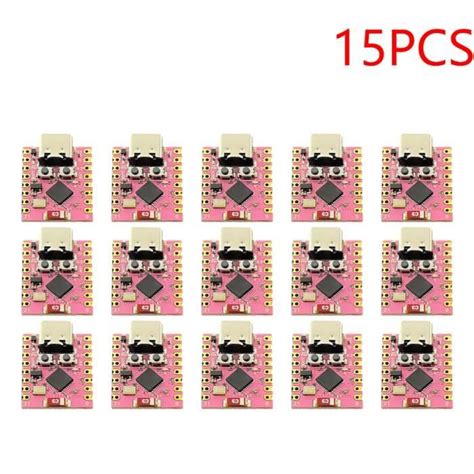 Pink 15pcs Carte De Développement Esp32 C3 33 6v Puissance Faible
