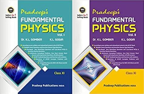 Pradeeps Fundamental Physics Vol 1 And 2 For Class 11 [examination Buy Pradeeps Fundamental