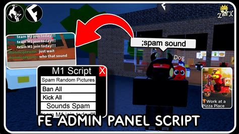 Fe Admin Panel Script Roblox Scripts Mobilepc Fe Admin Script Youtube