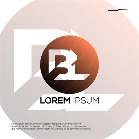 Premium Vector Modern Initials Bl Logo Design Ideas